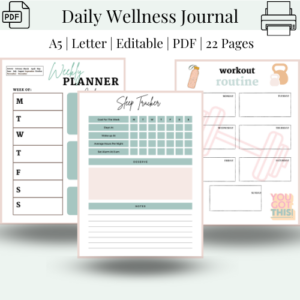 Daily Wellness Journal - Your Lovely Self