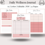 Daily Wellness Self-Care Journal - Your Lovely Self